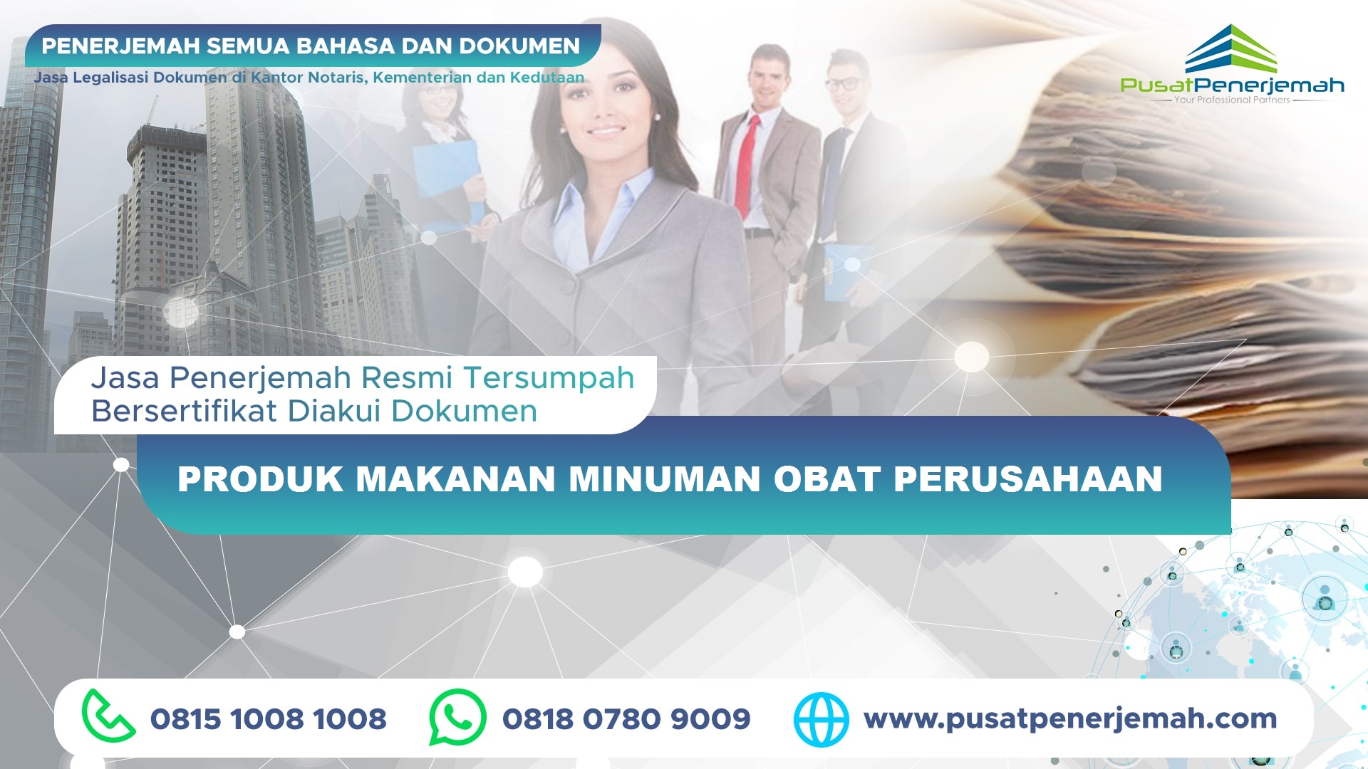 Penerjemah Tersumpah Produk Produk Perusahaan